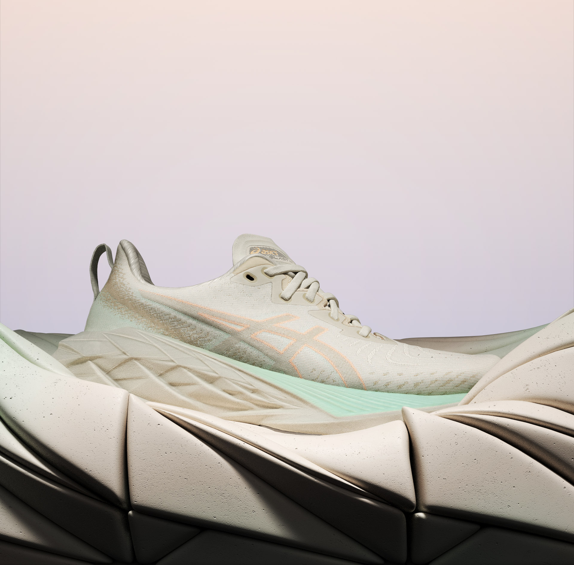 ASICS Trainer CGI VFX Tease Motion Design Campaign Female Shoe Novablast | Wonder Vision™